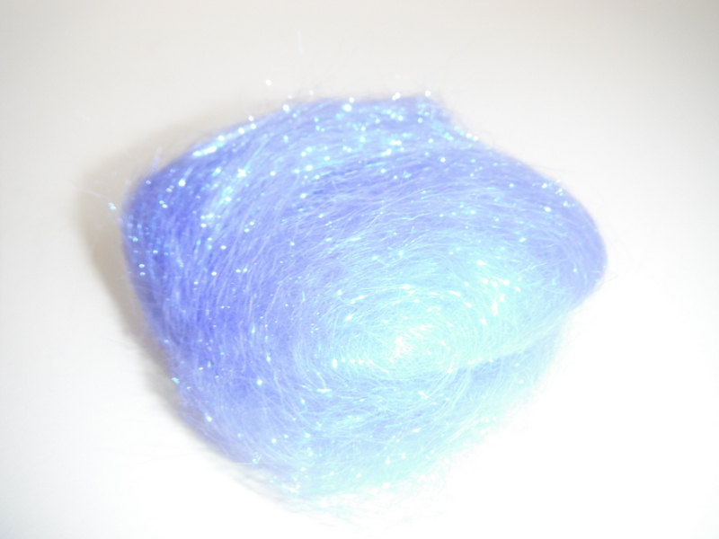 Angelina Fiber, Angelina Spinning Fiber, Blue Shiny Fiber on Luulla